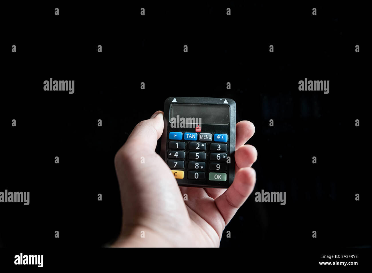 Online banking security tan generator hi-res stock photography and ...