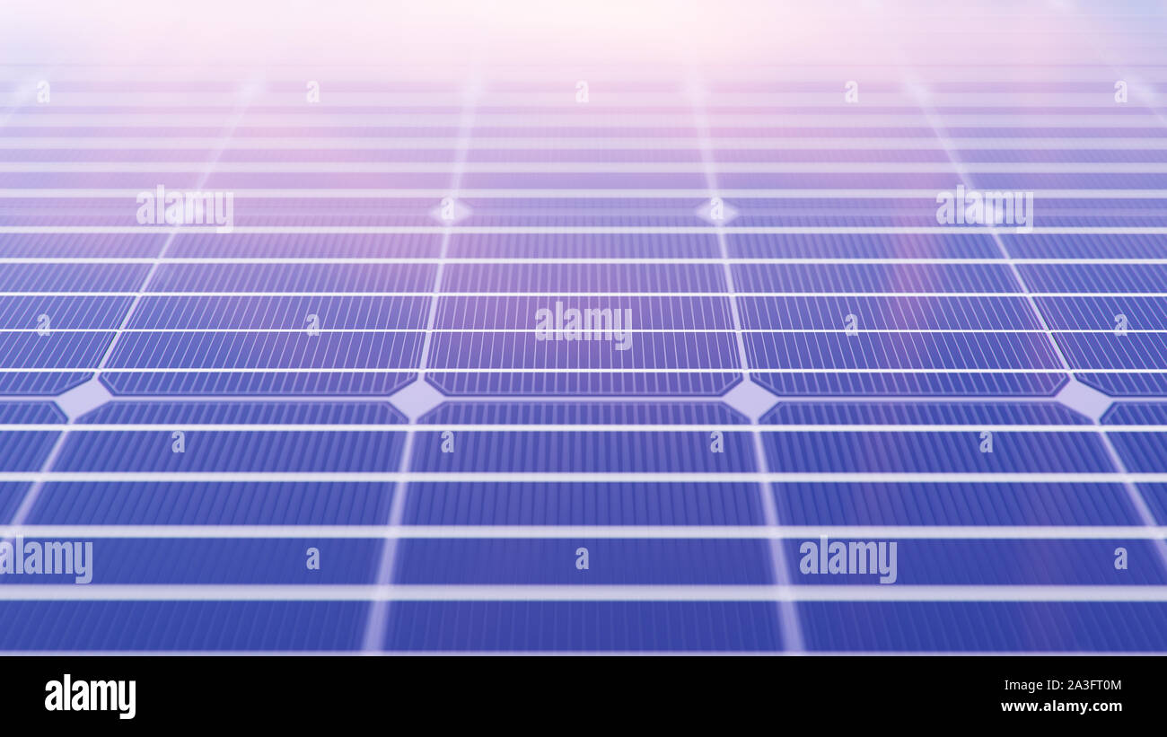 Solar panels at sunset. Alternative energy. Ecological, clean energy ...