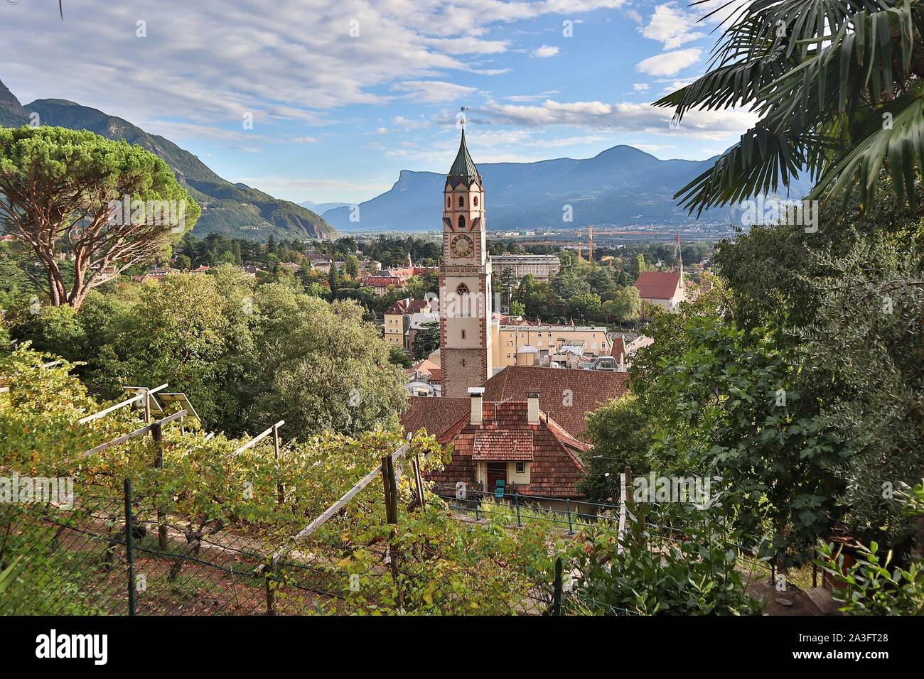 Meran, Italy September 2019: Impressions Meran and surroundings ...