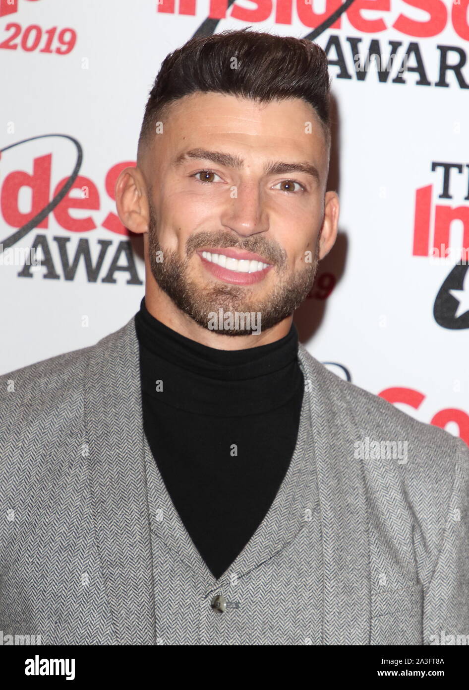 Jake Quickenden attends the Inside Soap Awards at the Sway Nightclub in ...