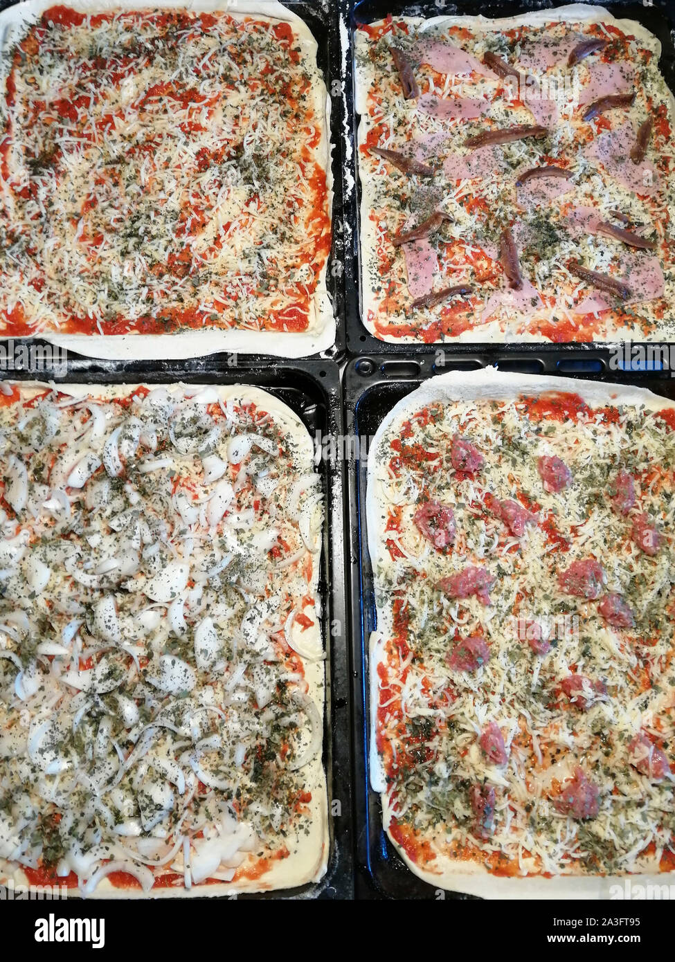 Four season pizza hi-res stock photography and images - Alamy