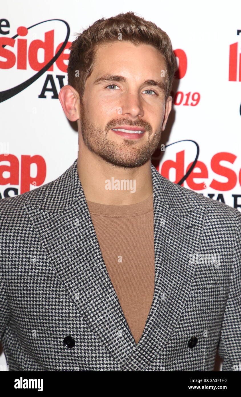 Adam Woodward attends the Inside Soap Awards at the Sway Nightclub in ...