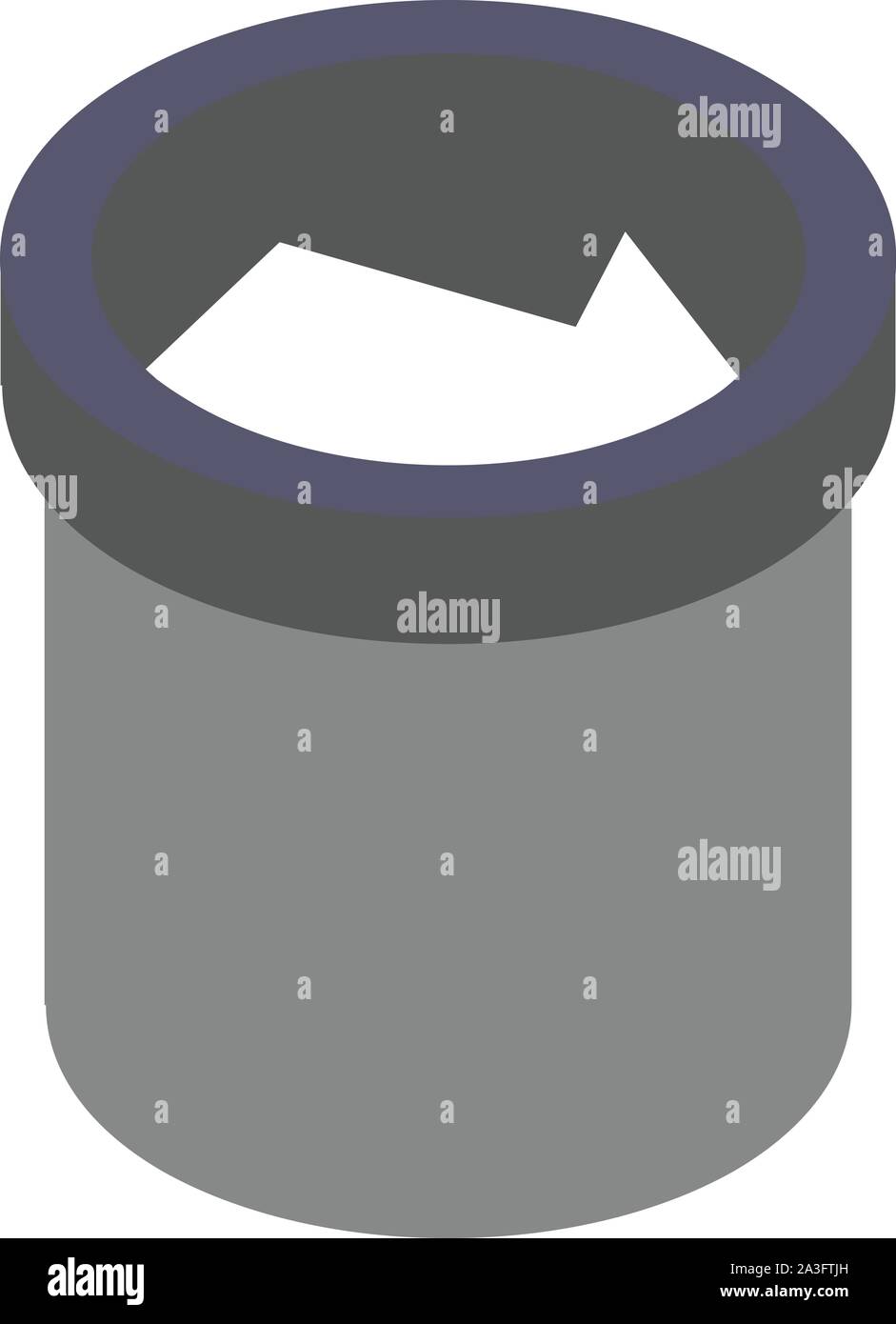 Recycle bin icon isometric 3d hi-res stock photography and images - Alamy