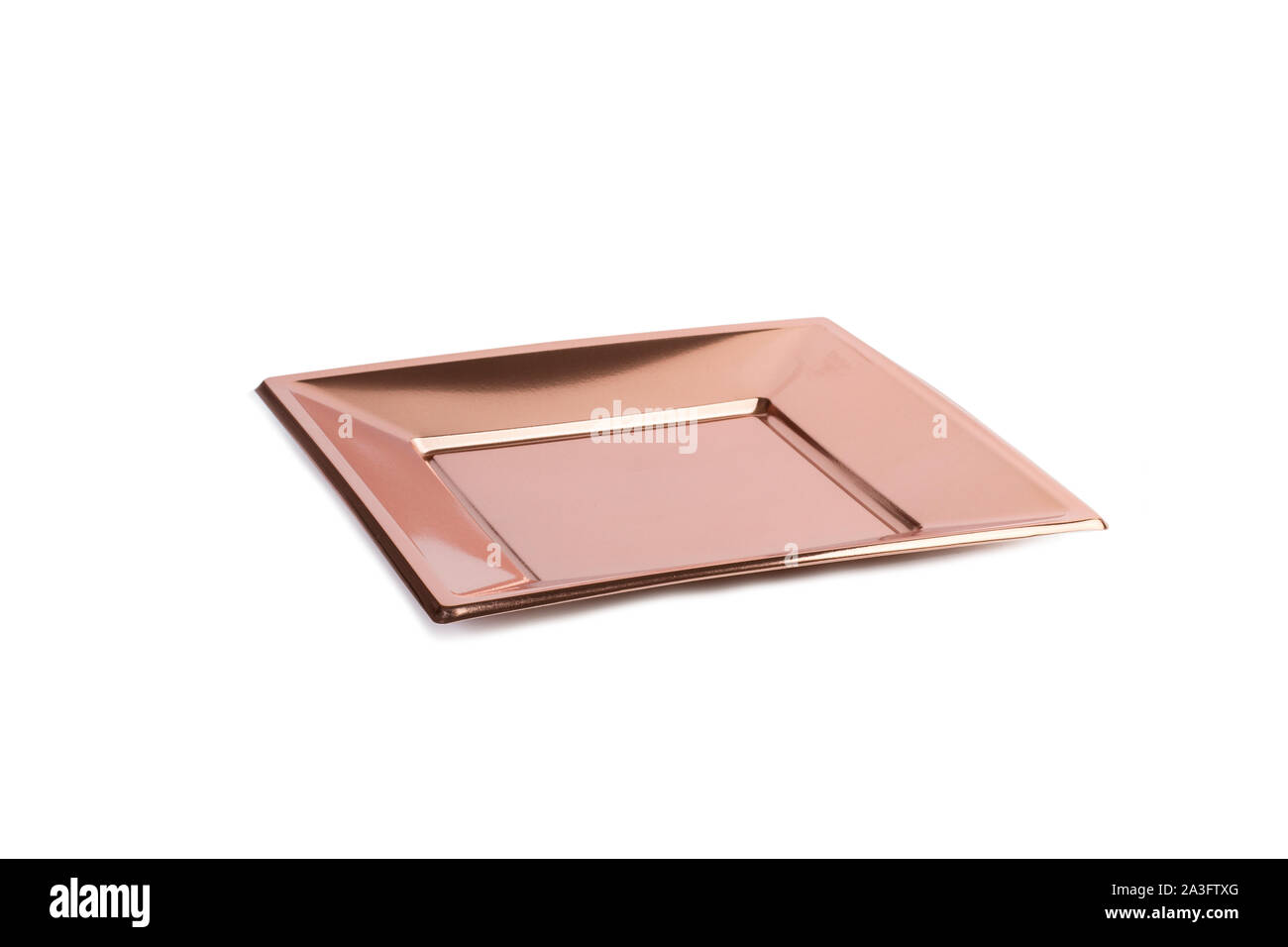 Square copper container Cut Out Stock Images & Pictures - Alamy