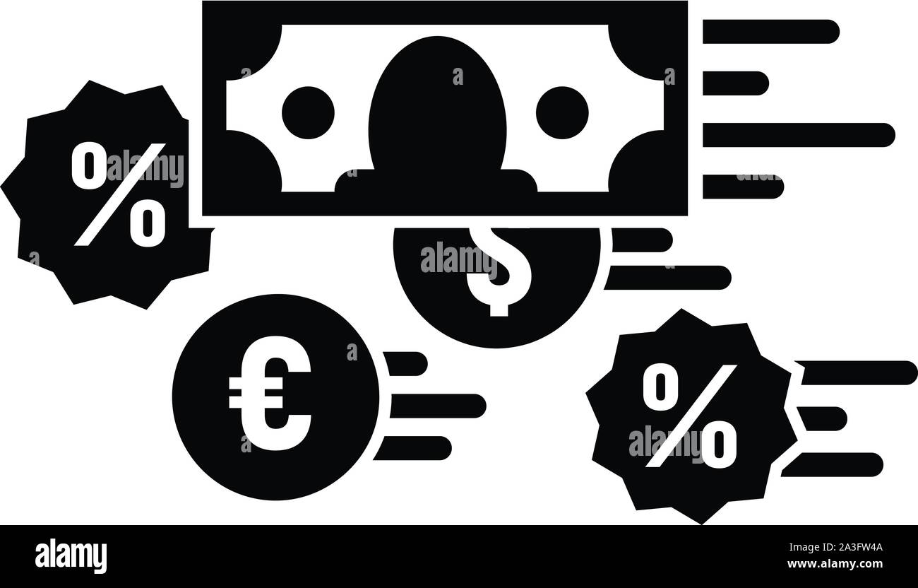 Money percent converter icon, simple style Stock Vector Image & Art - Alamy