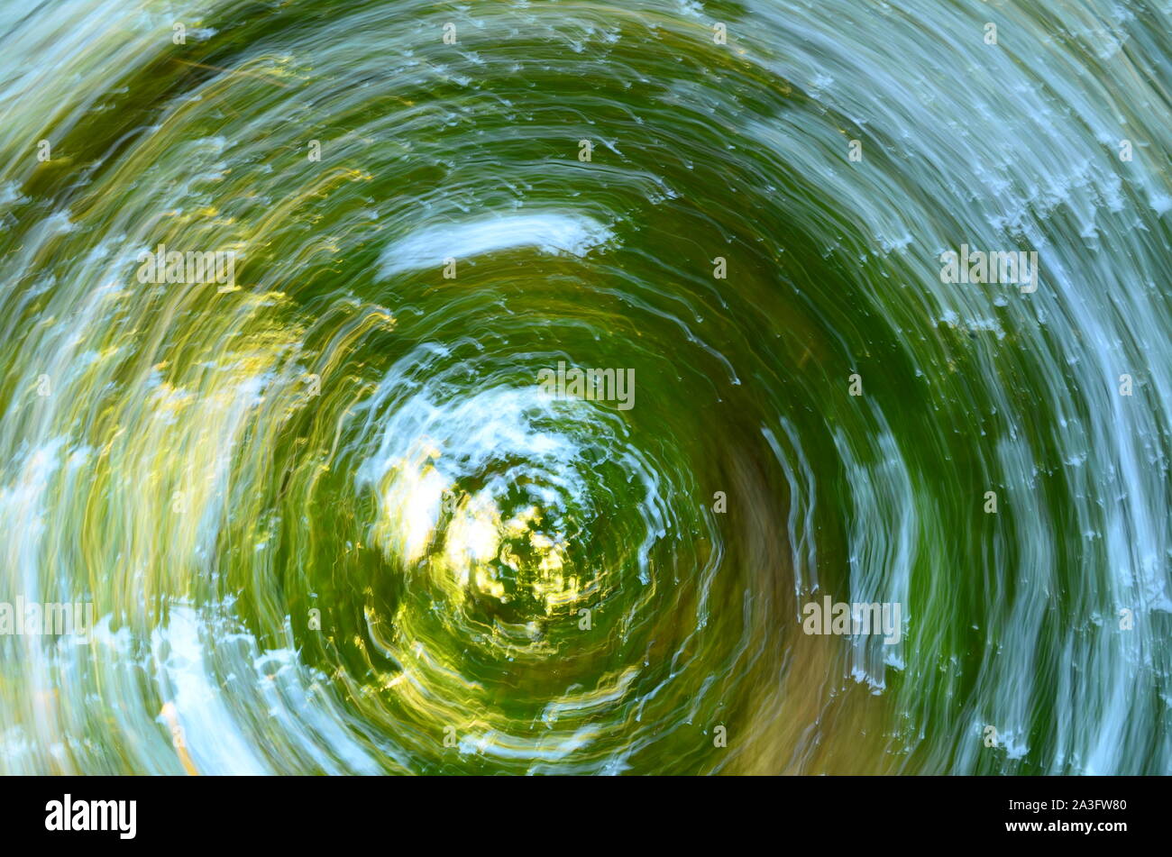 spinning effect in the forest. abstract background Stock Photo - Alamy