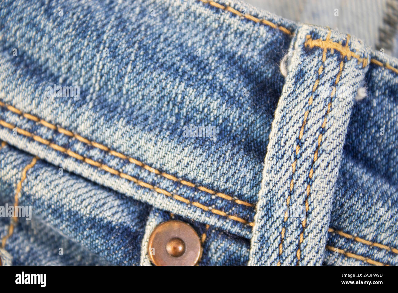 Jeans detail, denim texture background, fashion design Stock Photo - Alamy
