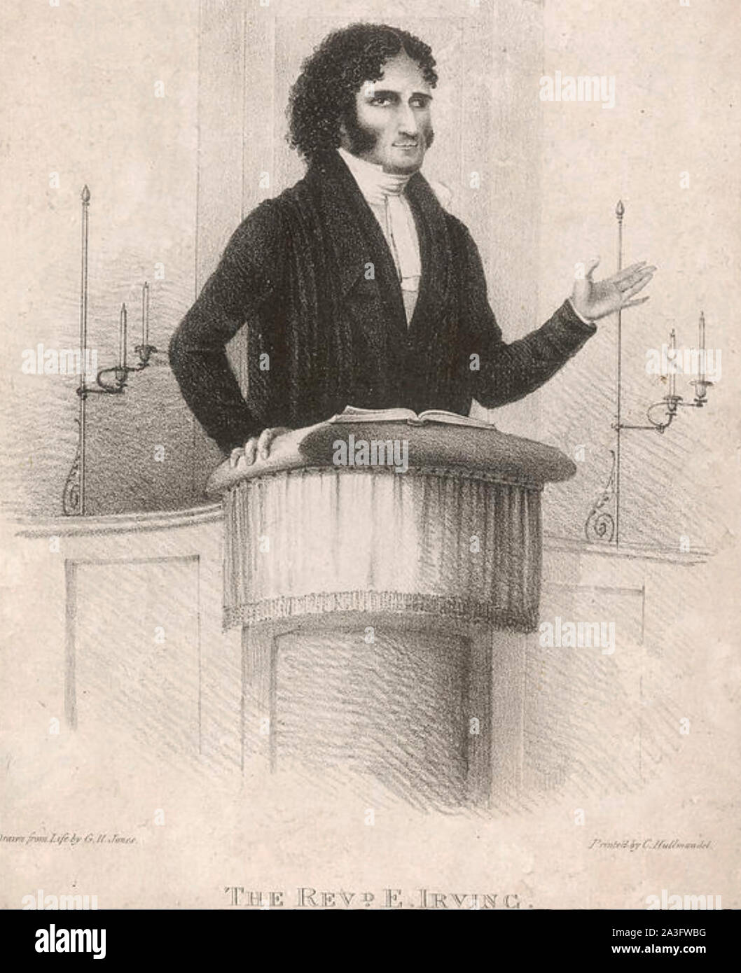 EDWARD IRVING (1792-1834) Scottish clergyman Stock Photo - Alamy