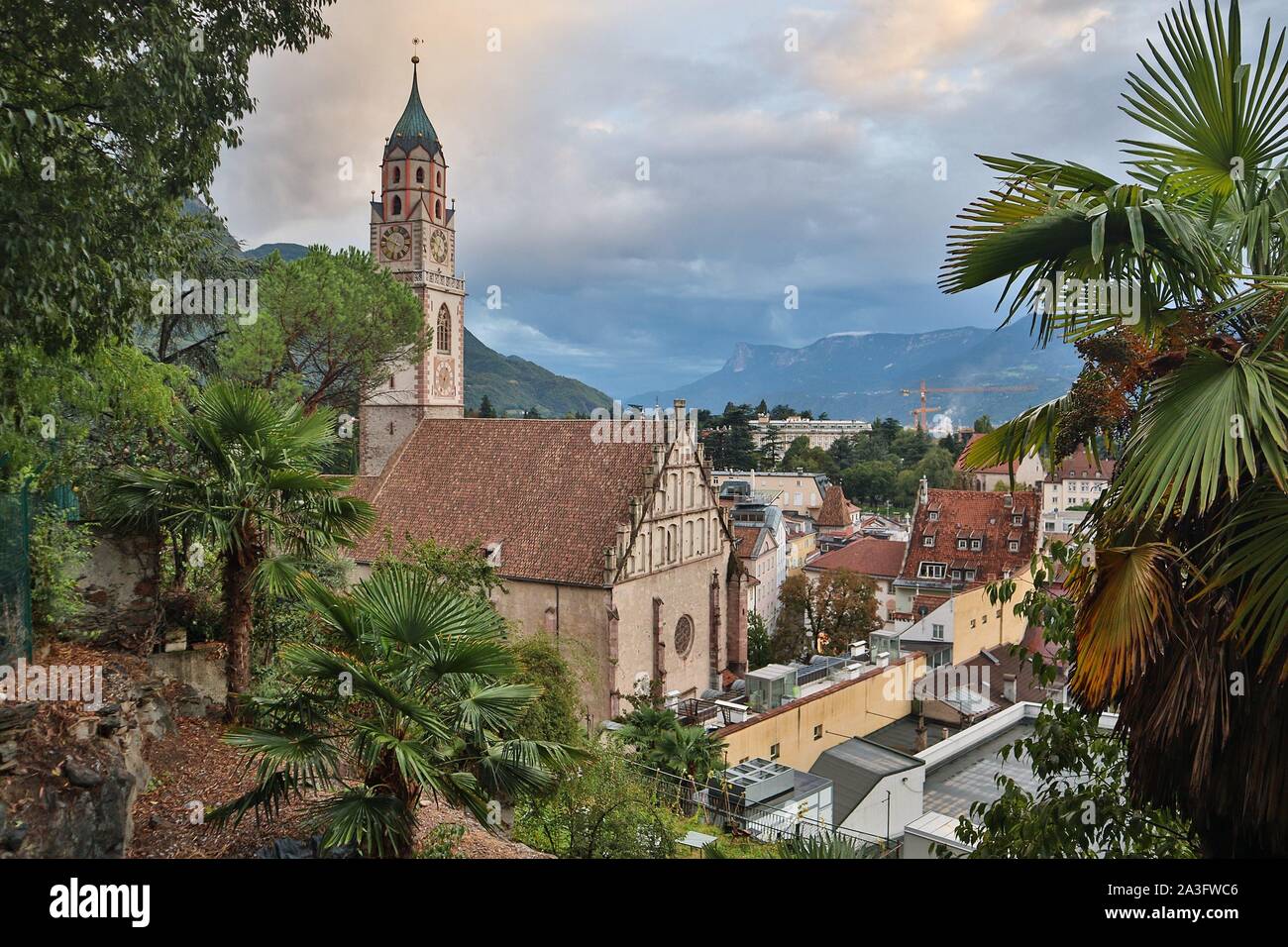 Meran, Italy September 2019: Impressions Meran and surroundings ...