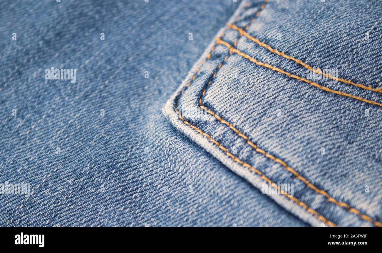 Jeans detail, denim texture background, fashion design Stock Photo - Alamy
