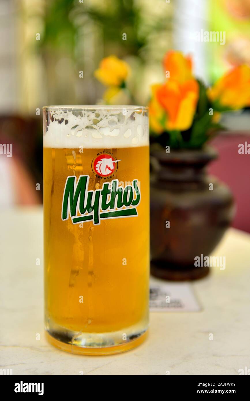 Mythos hellenic lager hi-res stock photography and images - Alamy