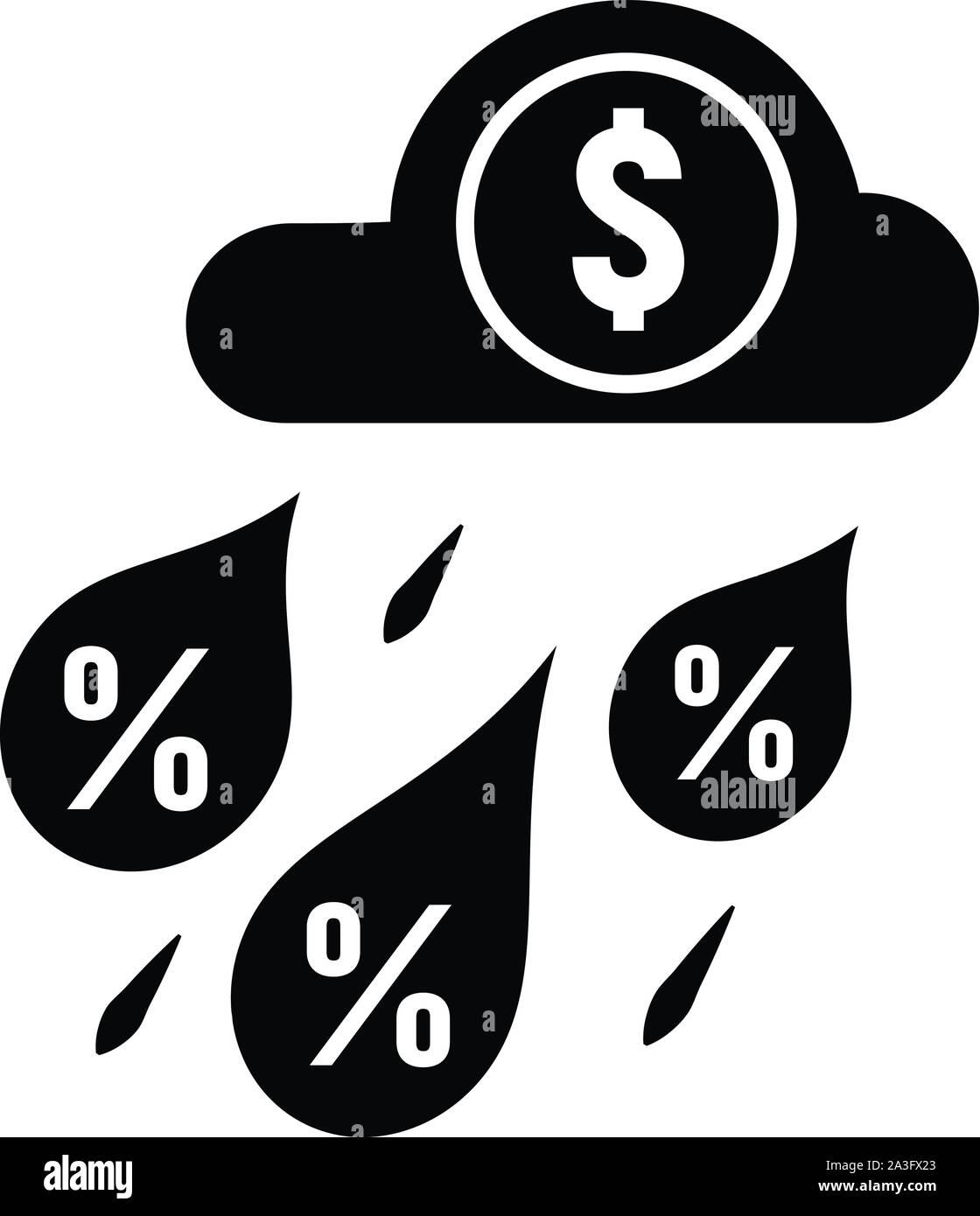 Cloud money percent icon, simple style Stock Vector Image & Art - Alamy