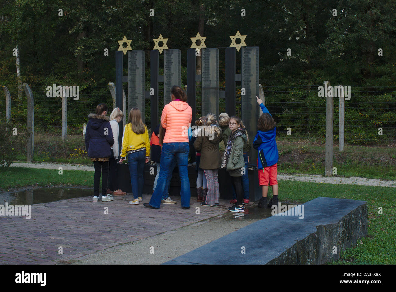 Memorial to children executed after deportation from Herzogenbusch ...
