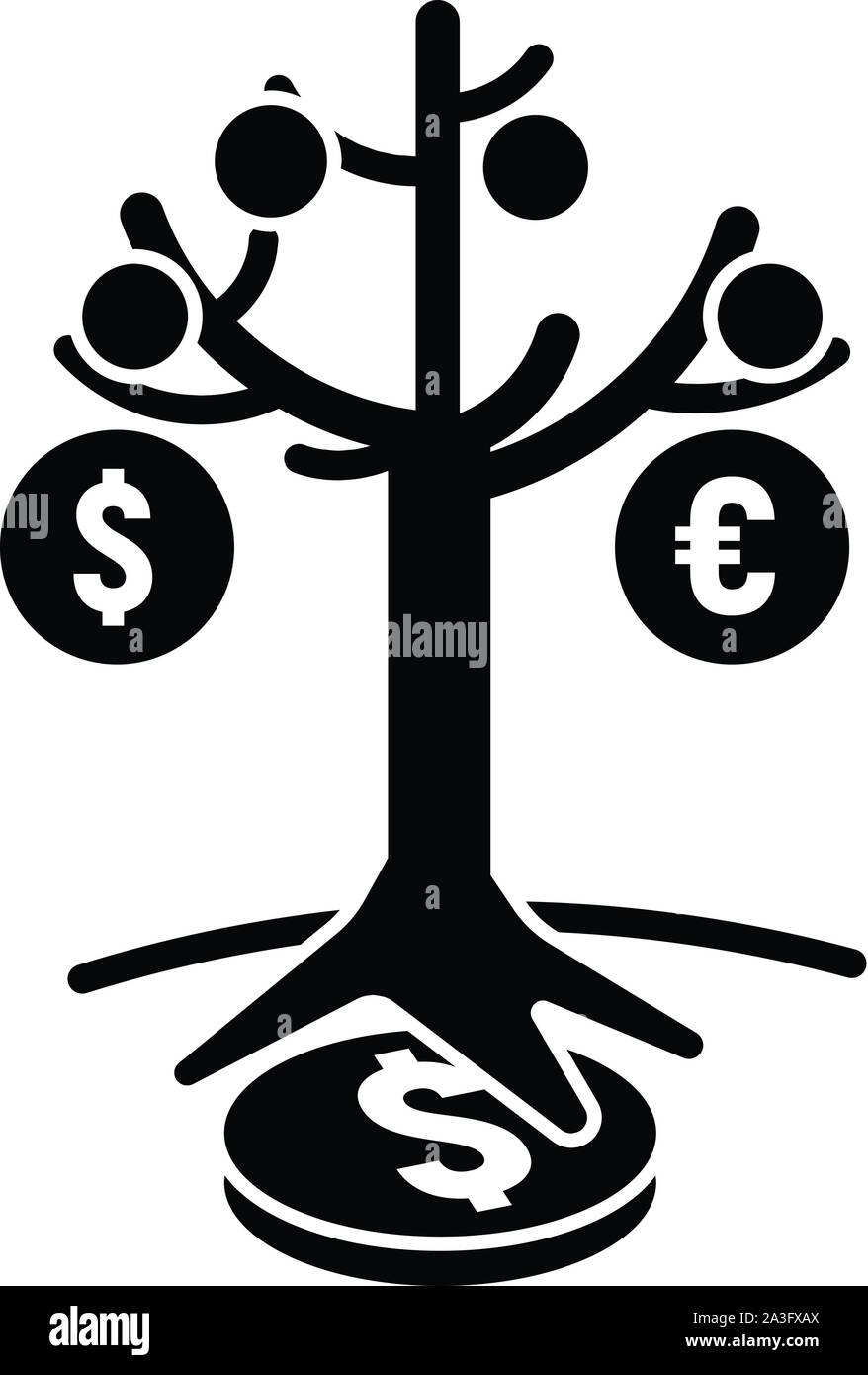 Money tree icon, simple style Stock Vector Image & Art - Alamy