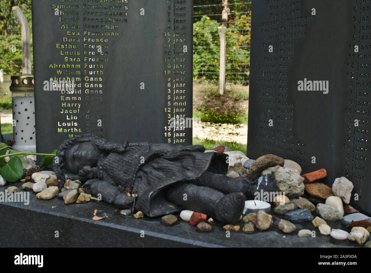Memorial to children executed after deportation from Herzogenbusch ...