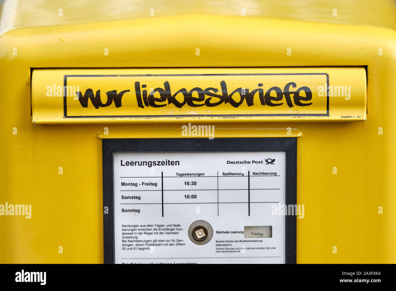 Yellow letterbox hi-res stock photography and images - Alamy