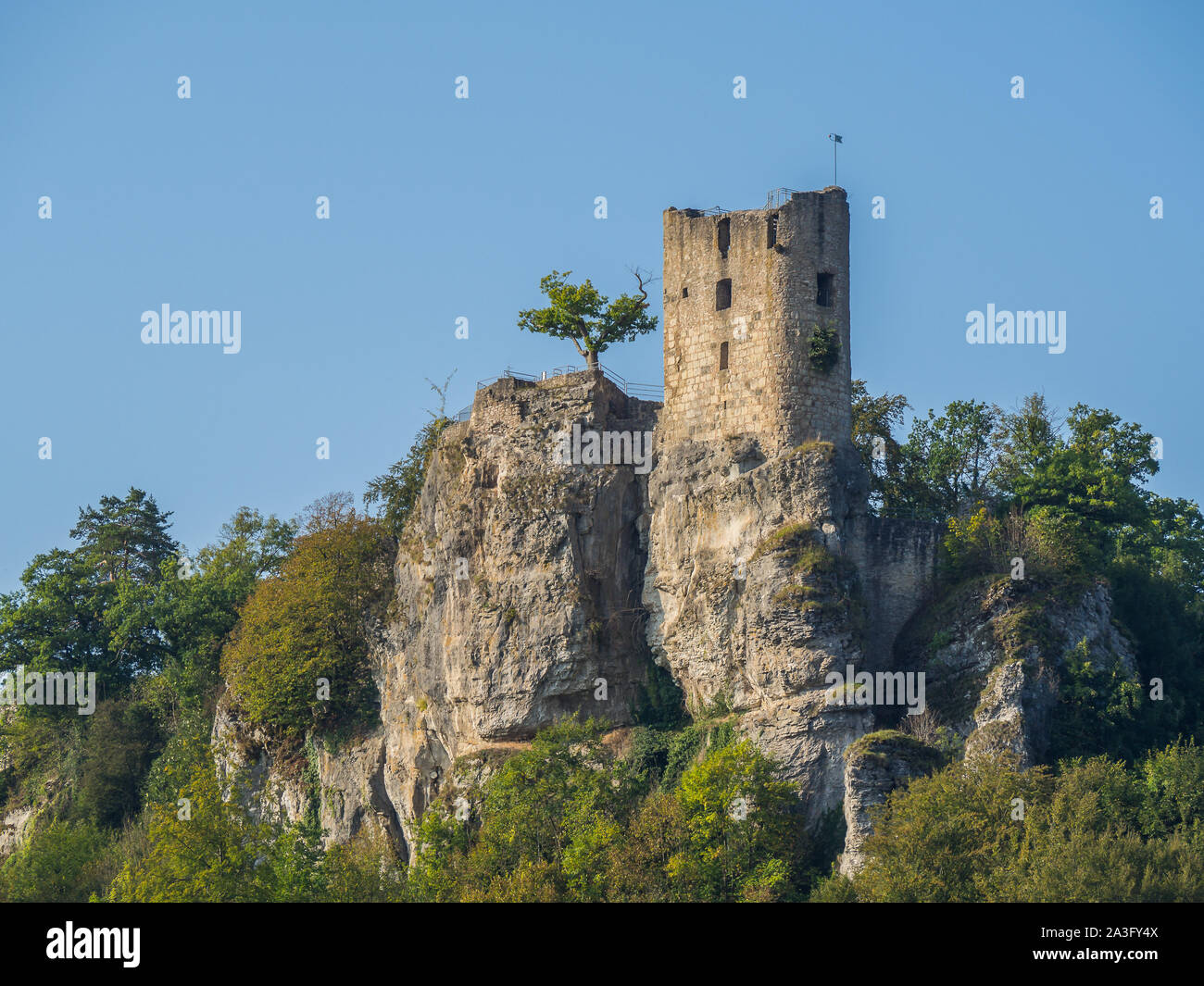 Neideck castle ruin in Franconia Stock Photo - Alamy