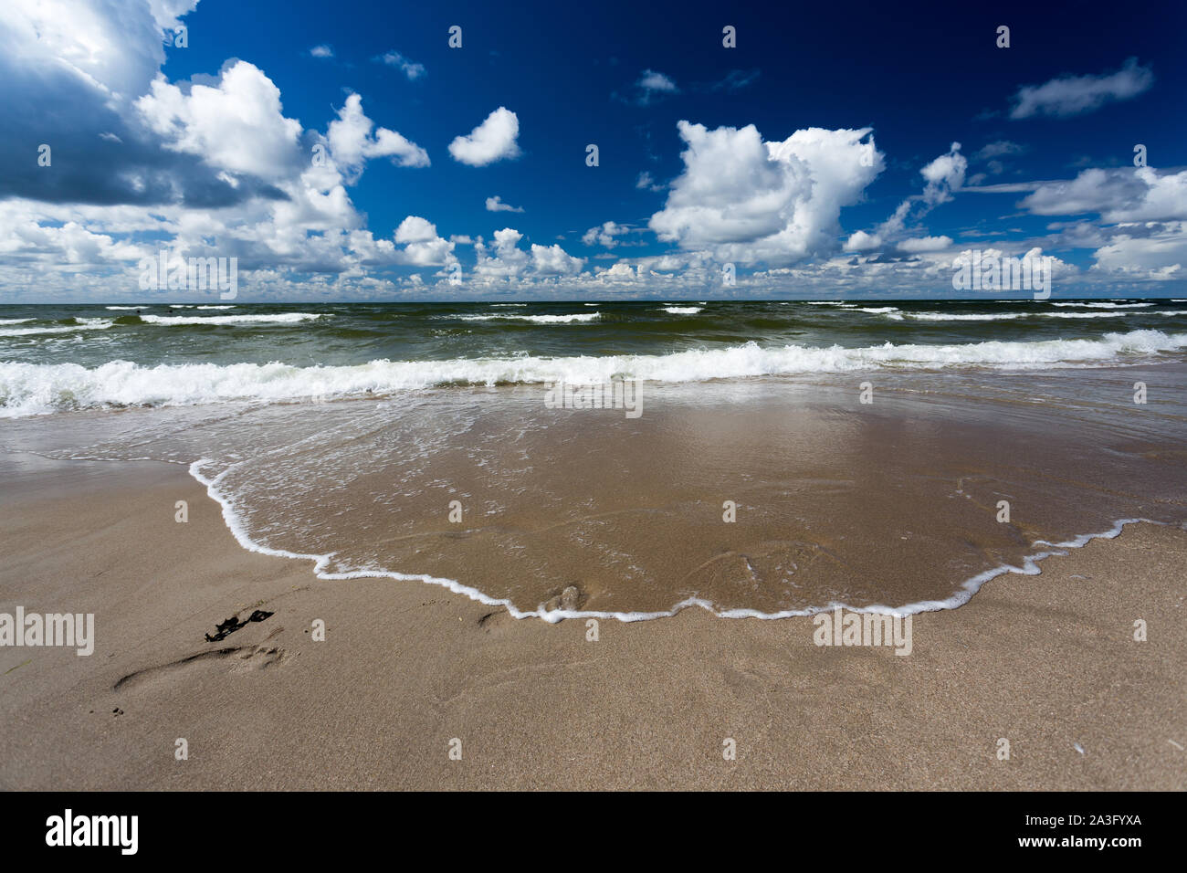 water shore on danish island Fanö Stock Photo - Alamy