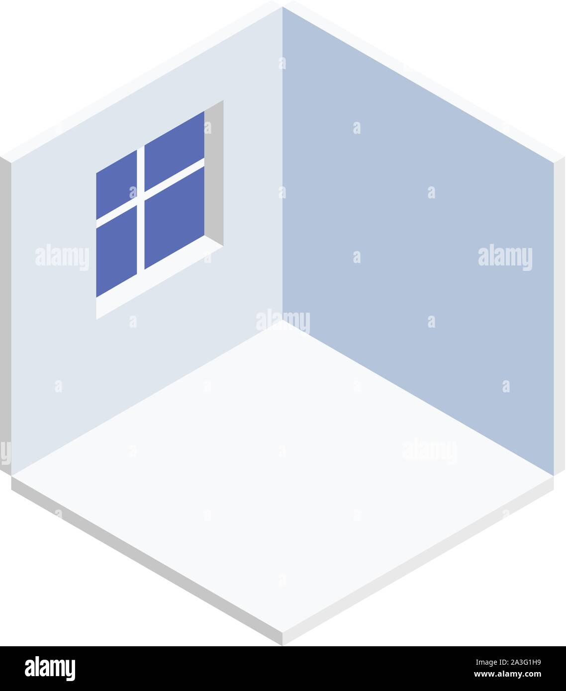 Empty room icon, isometric style Stock Vector Image & Art - Alamy