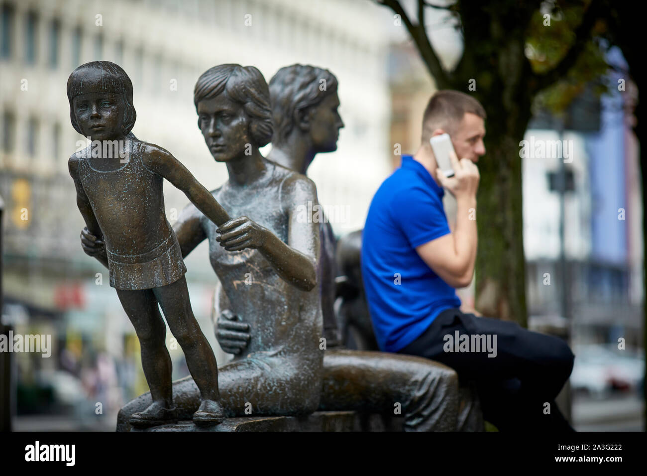 Public art sculpture wales hi-res stock photography and images - Alamy