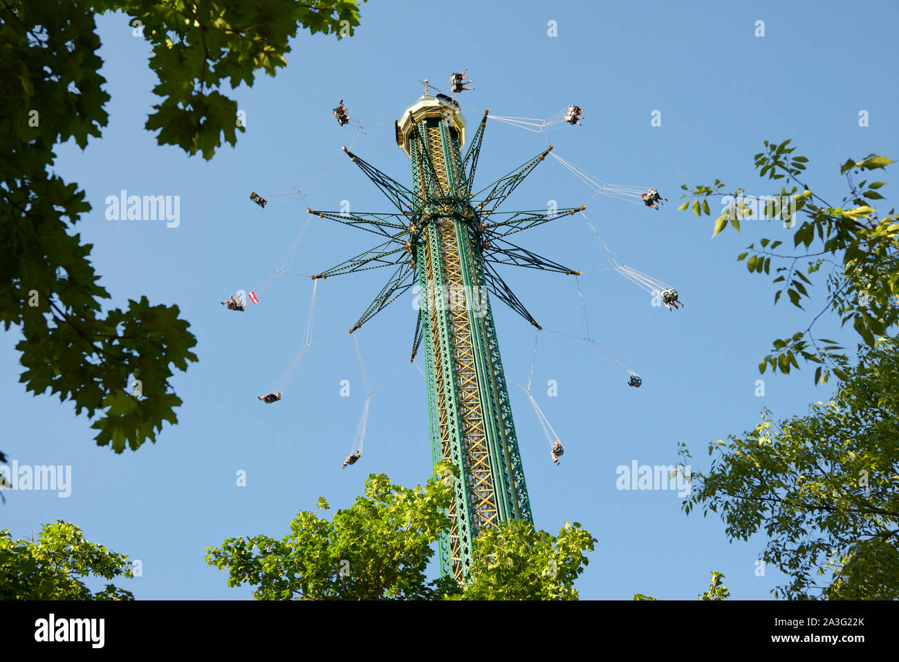 Vienna, Austria - June 21, 2019: tourists enjoying the attraction known ...