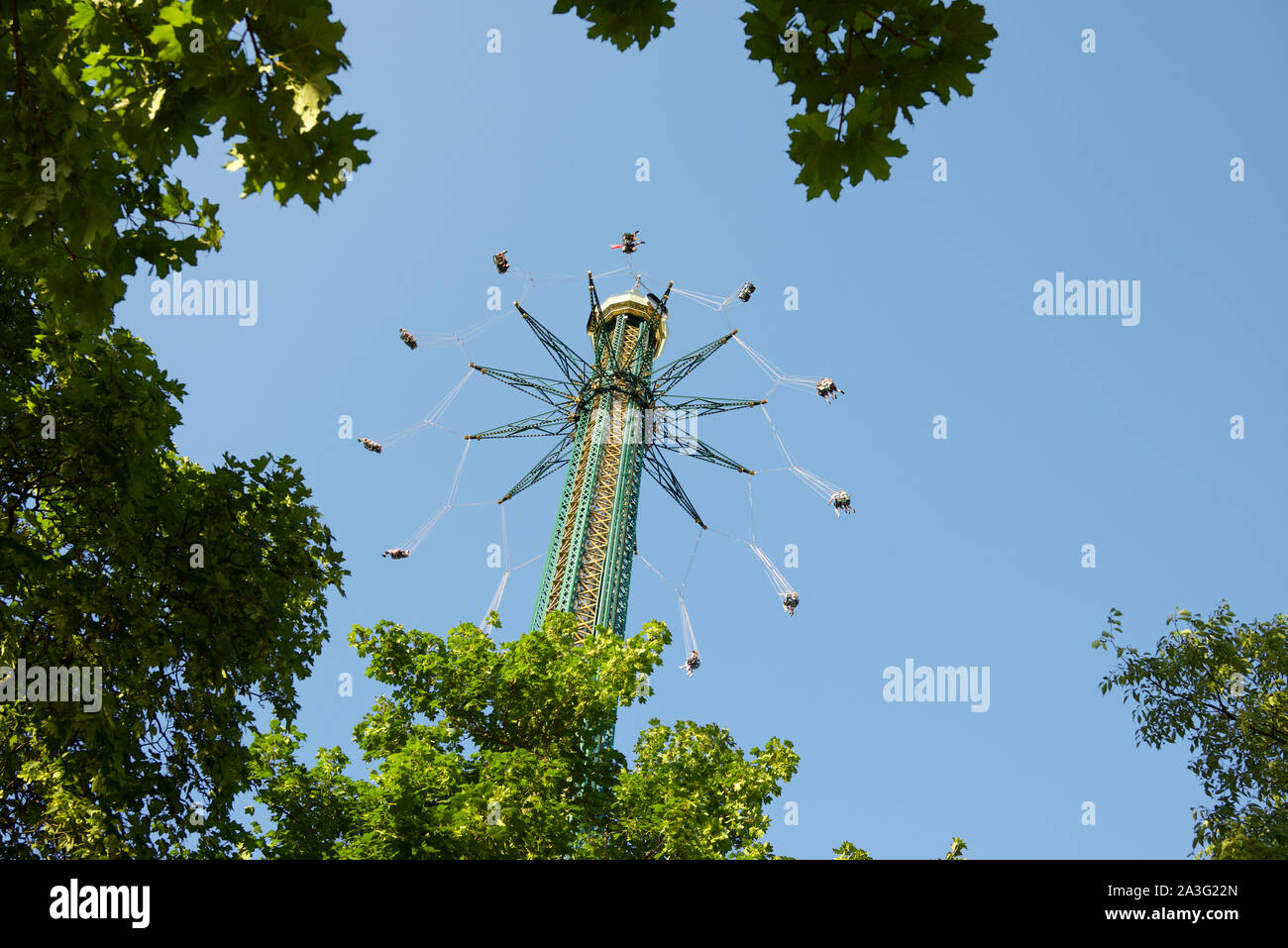 Vienna, Austria - June 21, 2019: tourists enjoying the attraction known ...