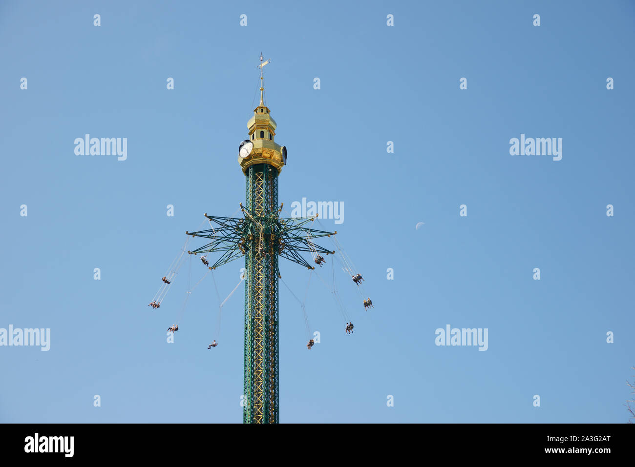 Vienna, Austria - June 26, 2019: tourists enjoying the attraction known ...