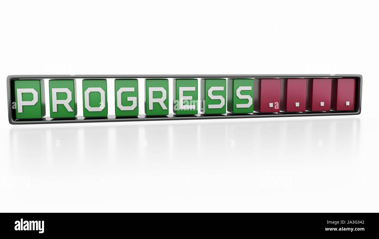Loading bar progress Stock Photo - Alamy