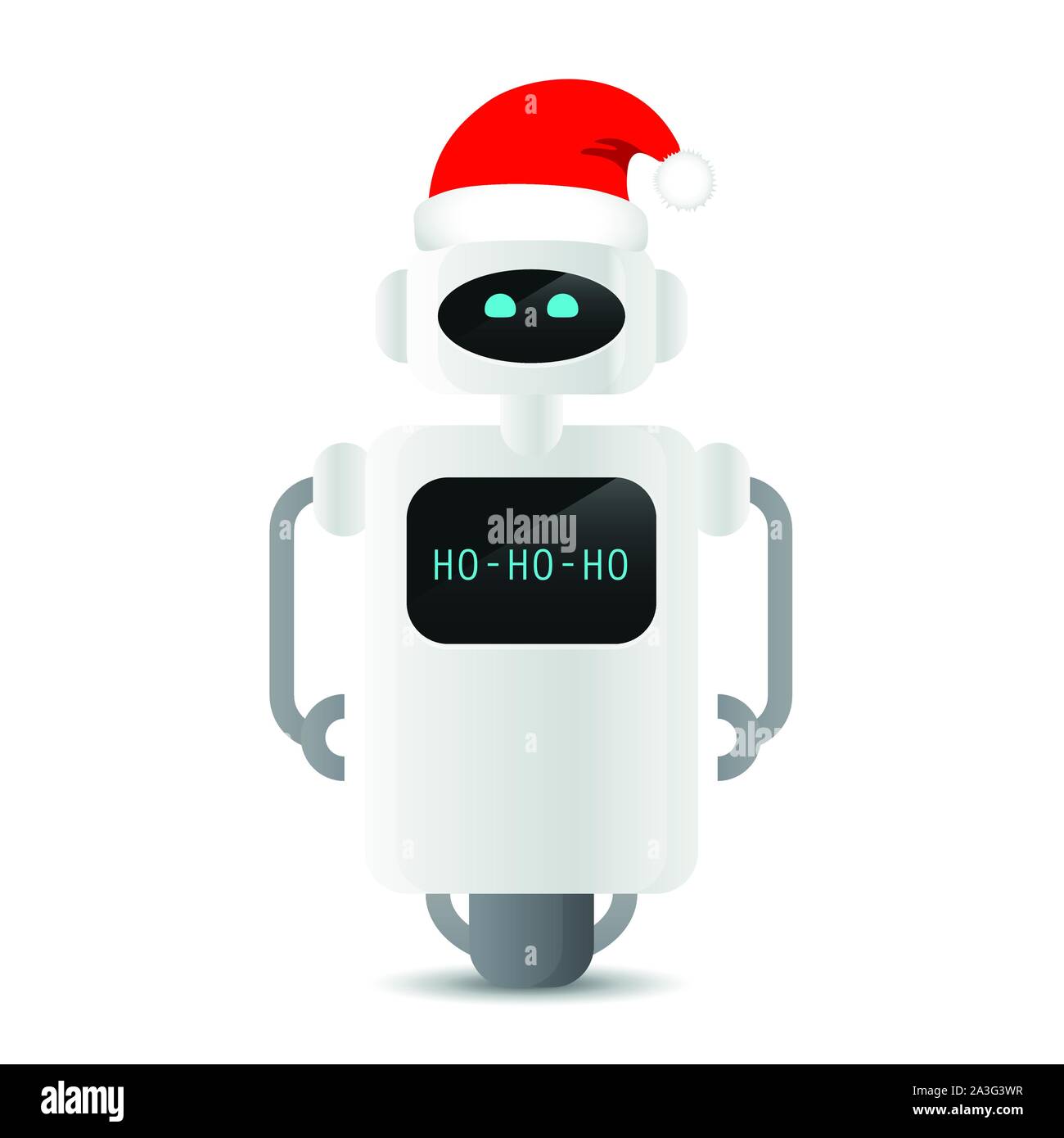 Santa Claus Robot Stock Vector Images - Alamy