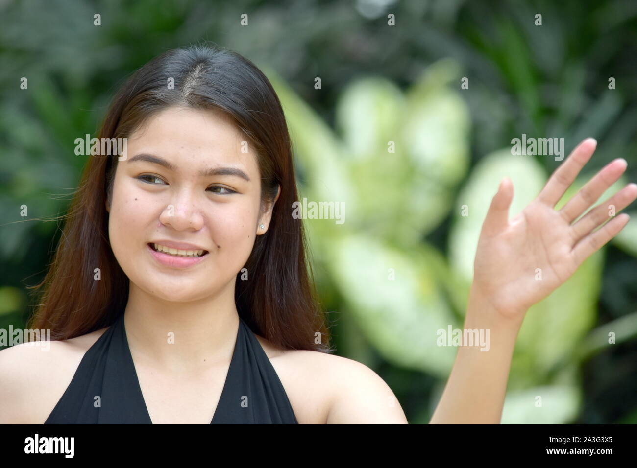 Nice attractive young woman hi-res stock photography and images - Alamy