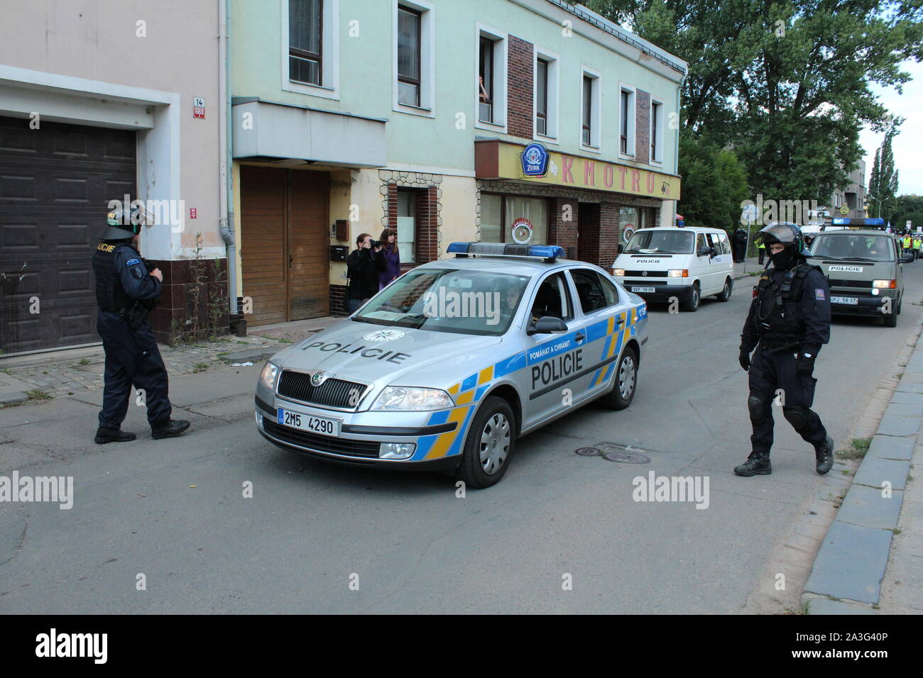Czech police gun hi-res stock photography and images - Alamy