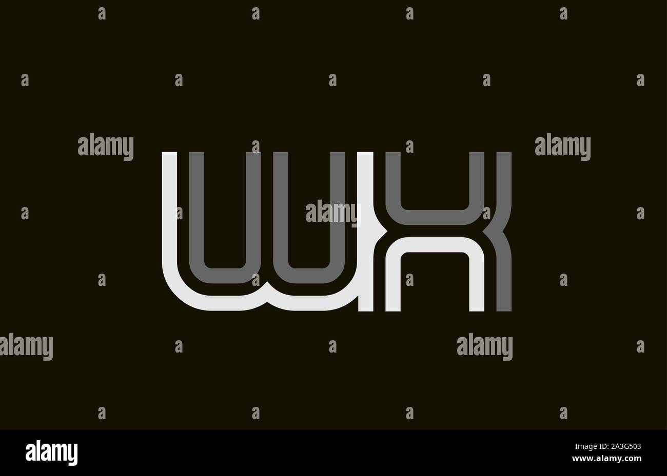 Wx icon Stock Vector Images - Alamy