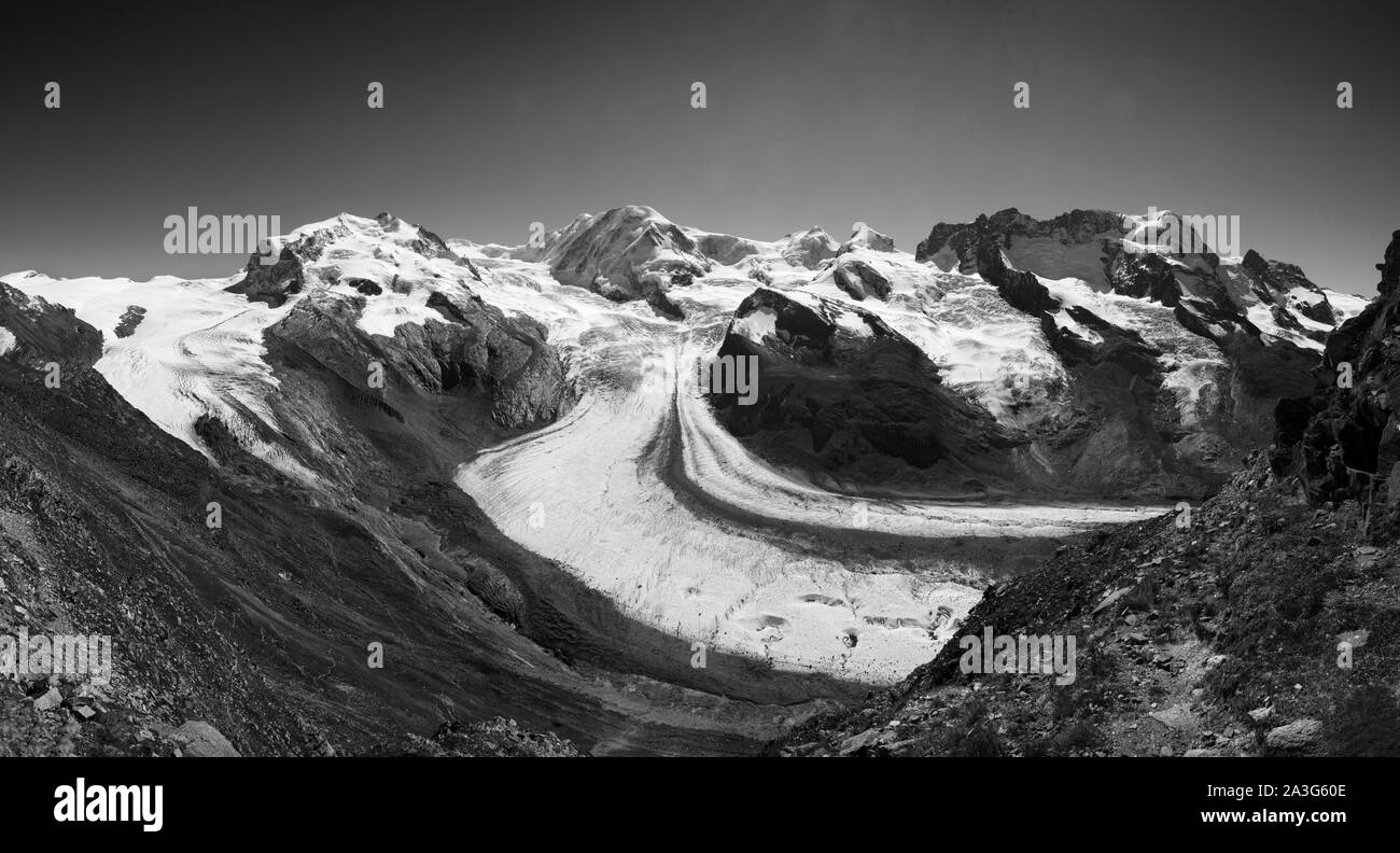 September in alps Black and White Stock Photos & Images - Alamy