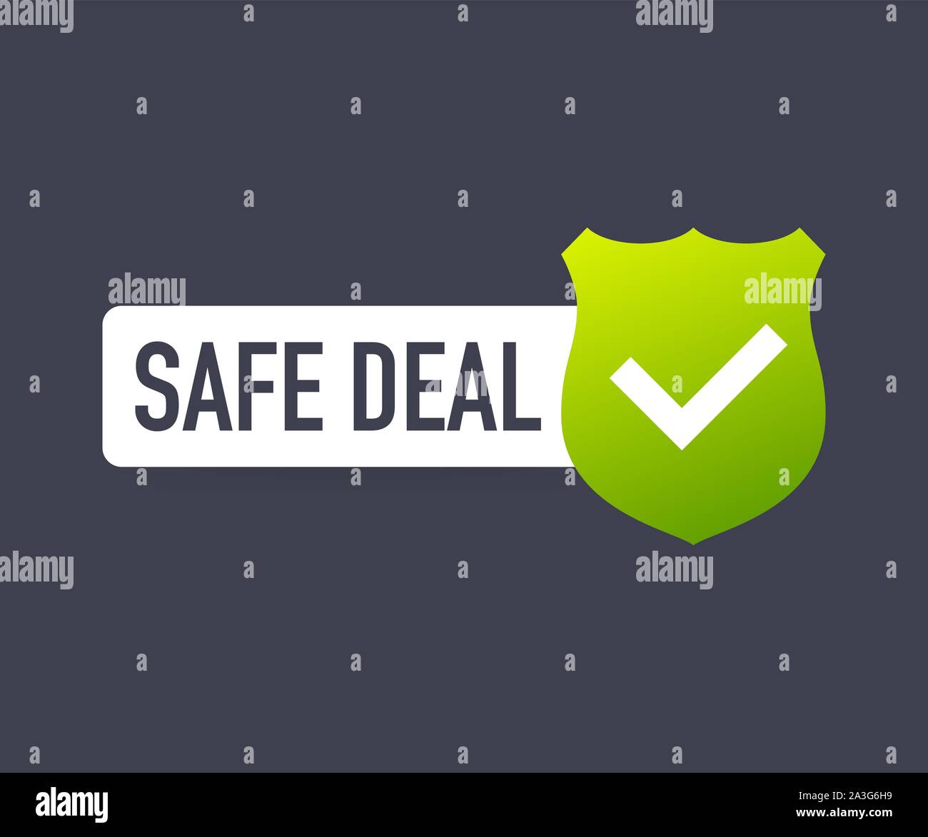 Safe deal icon. Partnership vector icon with handshake. Vector stock ...