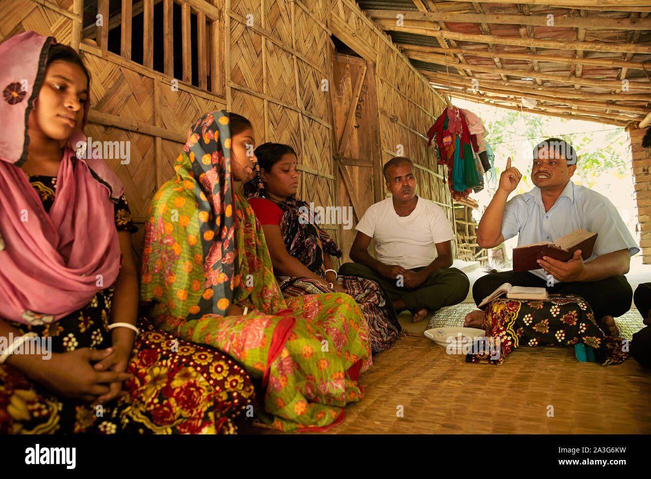Bangladesh Gonali Tala Satkhira Pastor learning about christianity and ...