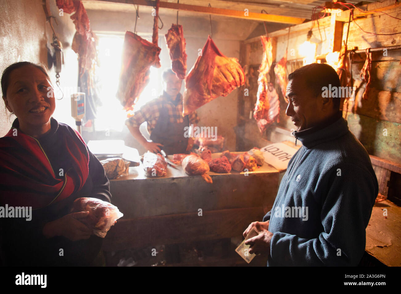 Indian butcher hi-res stock photography and images - Alamy