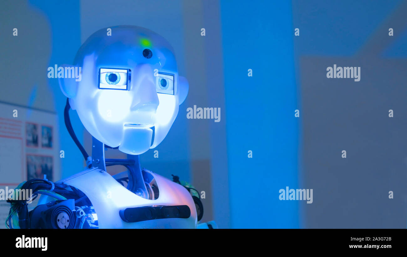 Funny humanoid robot Stock Photo - Alamy