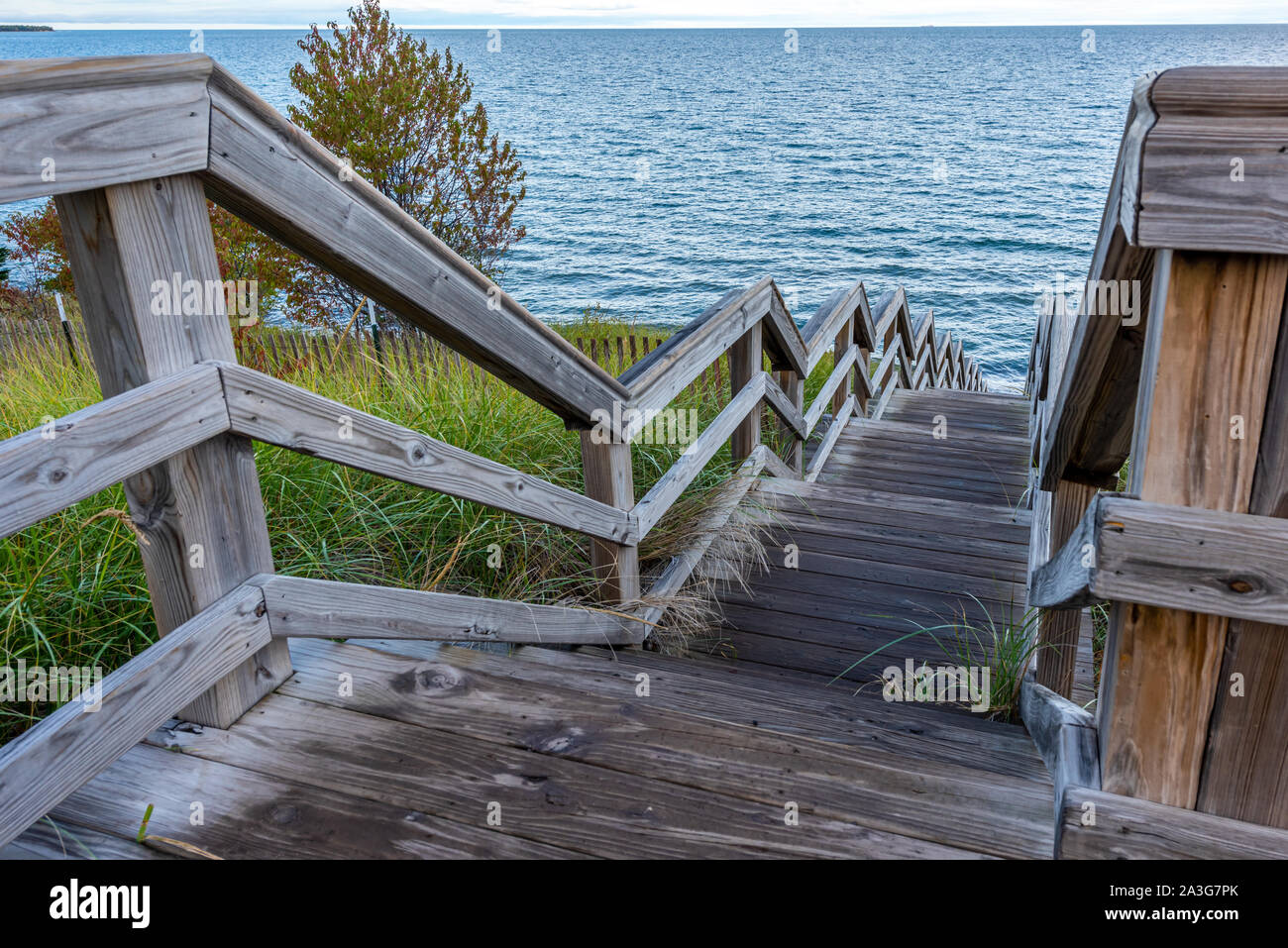 Wooden stairs steps hi-res stock photography and images - Alamy
