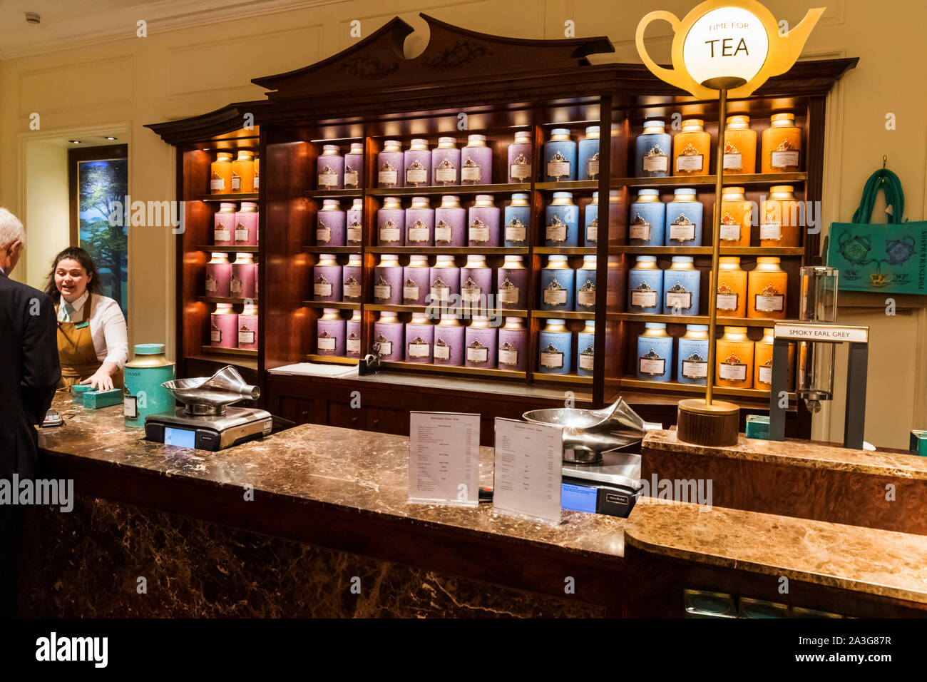 England, London, Piccadilly, Fortnum and Mason Store, Display of ...