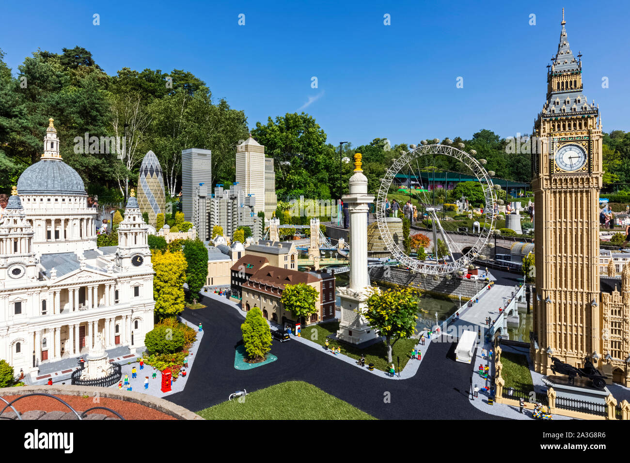 England, Berkshire, Windsor, Windsor Legoland Resort, Lego Models of ...