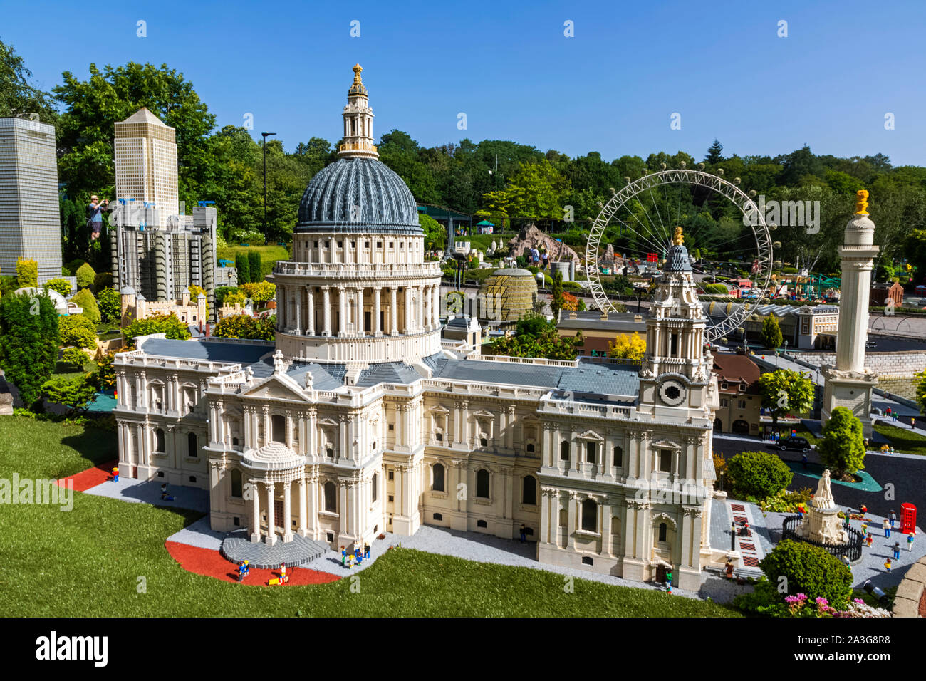 England, Berkshire, Windsor, Windsor Legoland Resort, Lego Models of ...