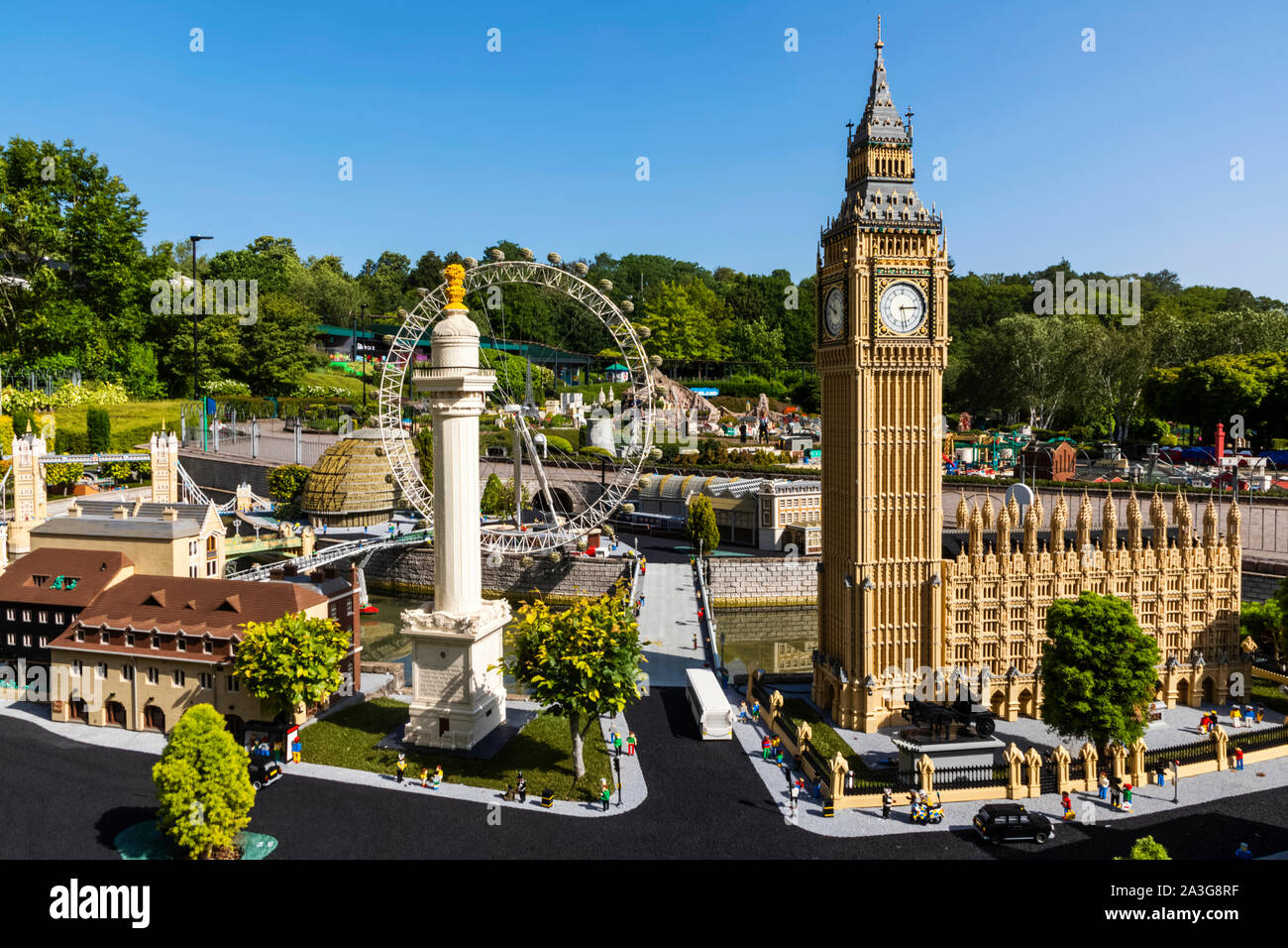 England, Berkshire, Windsor, Windsor Legoland Resort, Lego Models of ...