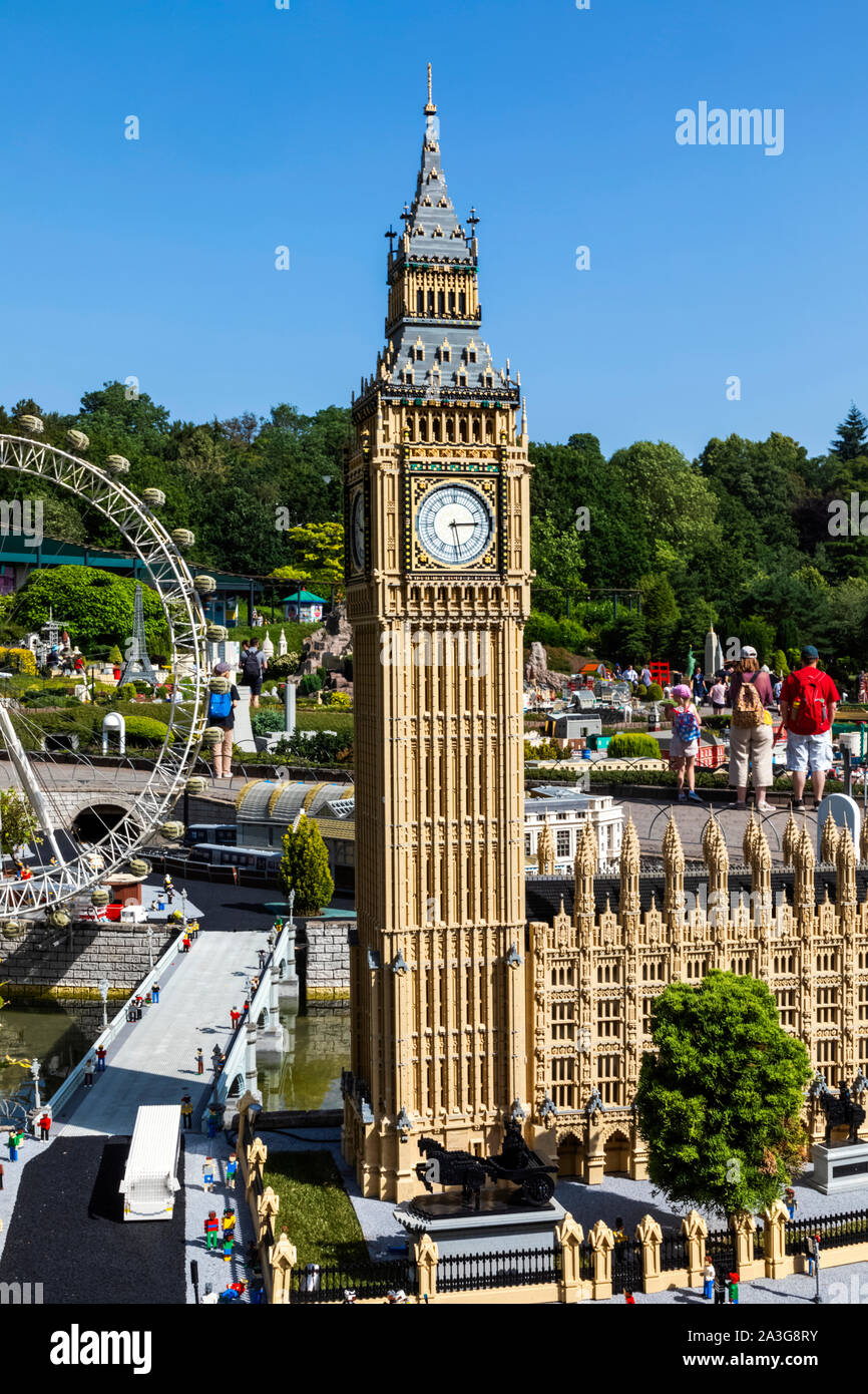 England, Berkshire, Windsor, Windsor Legoland Resort, Lego Models of ...