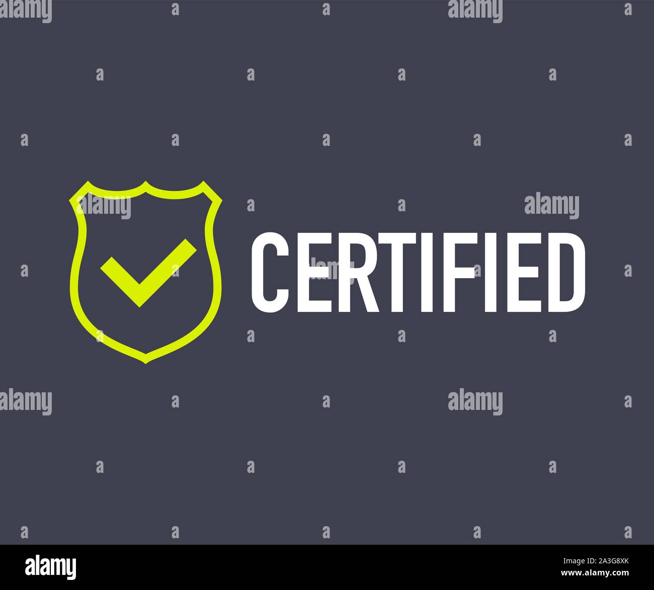 Certified stamp vector isolated on transparent background. Vector stock ...