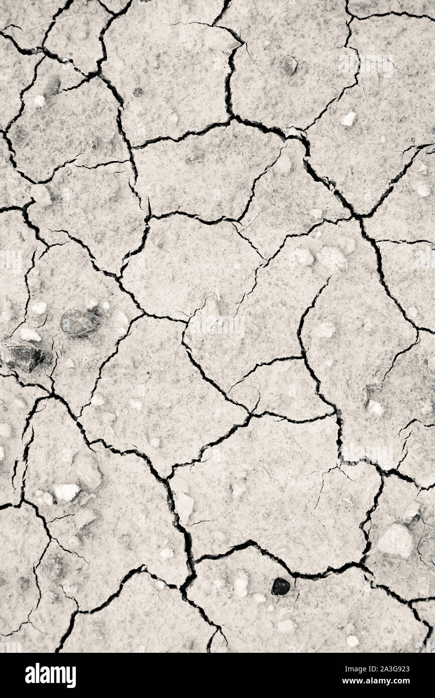 earth crust dust cracks dry Stock Photo - Alamy