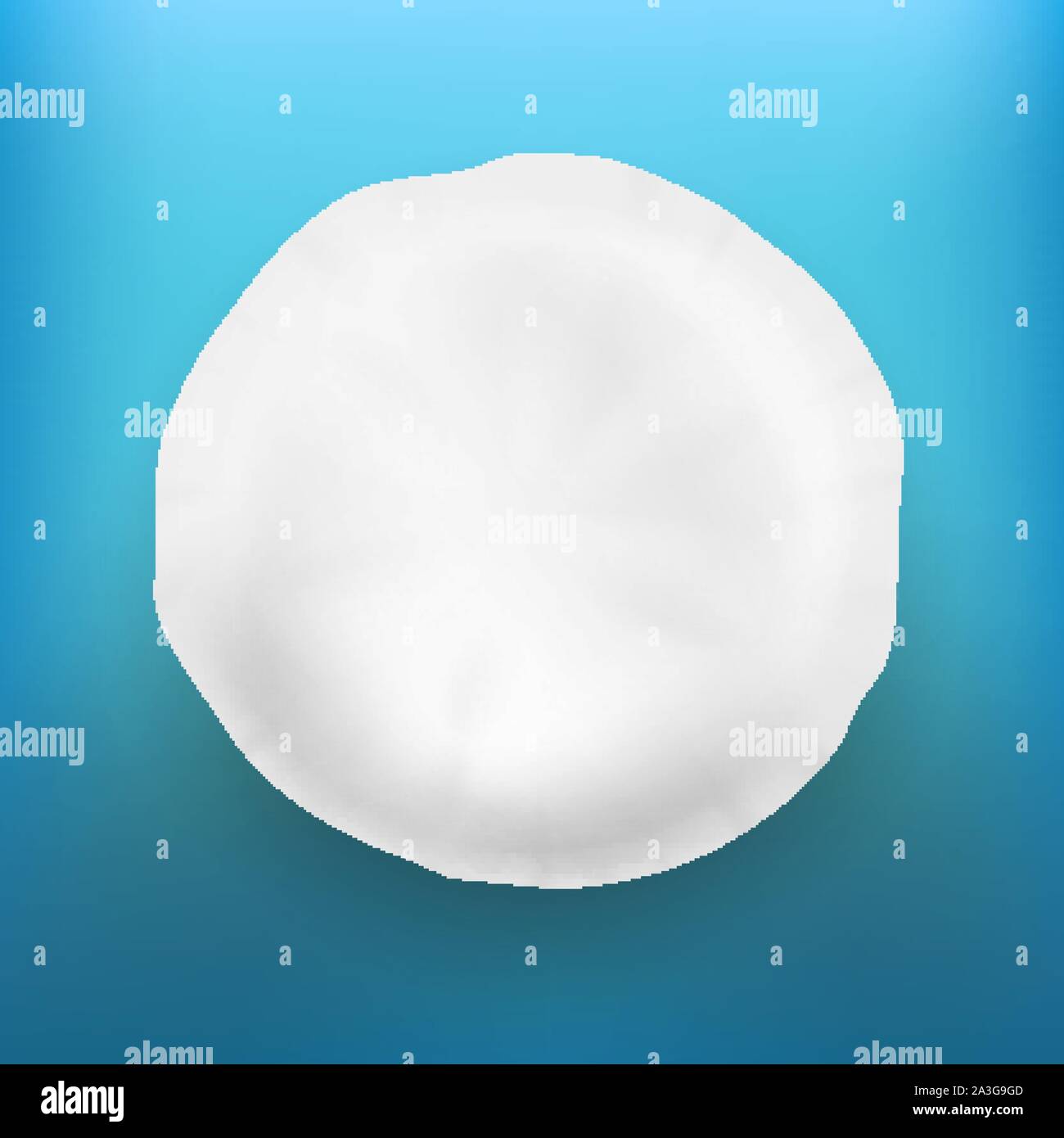 Round Pillow For Comfortable Relax Sleep Vector Stock Vector Image ...