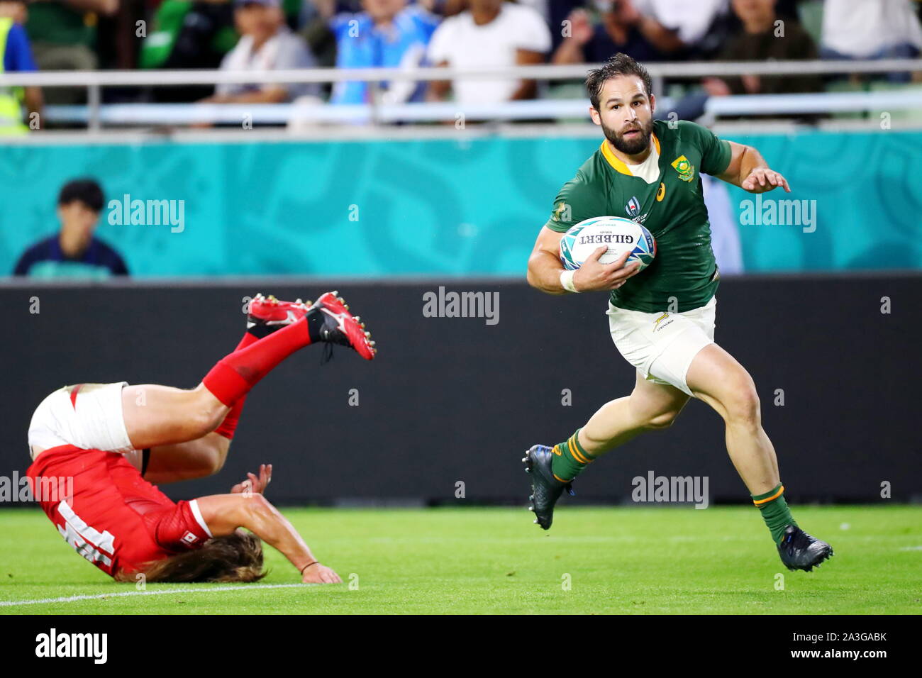 Kobe, Hyogo, Japan. 8th Oct, 2019. Cobus Reinach (RSA) Rugby : 2019 ...