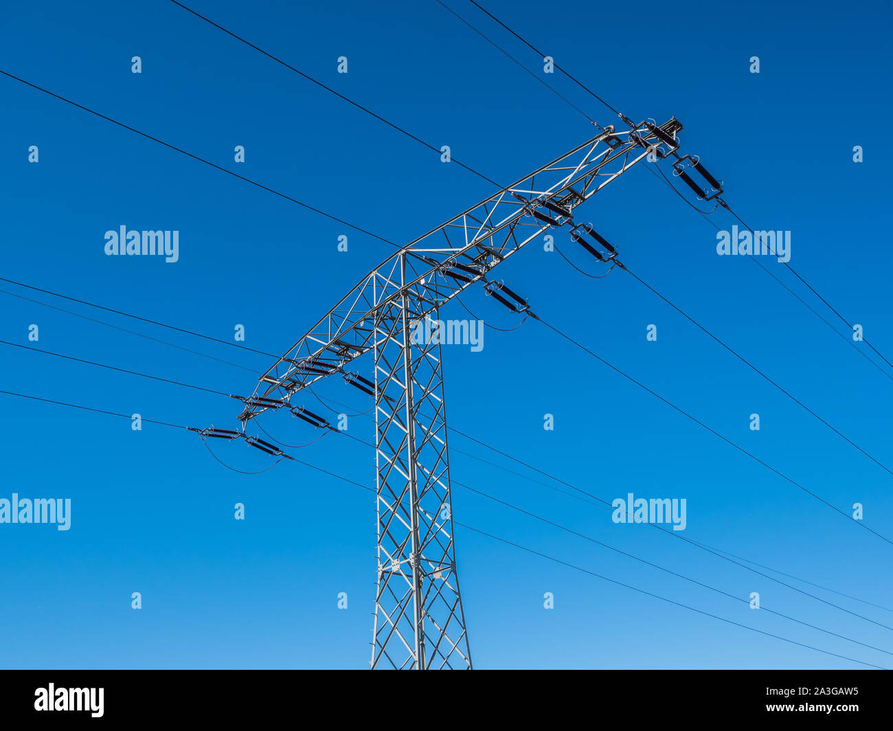 Power Transformation Tower pylon Stock Photo - Alamy