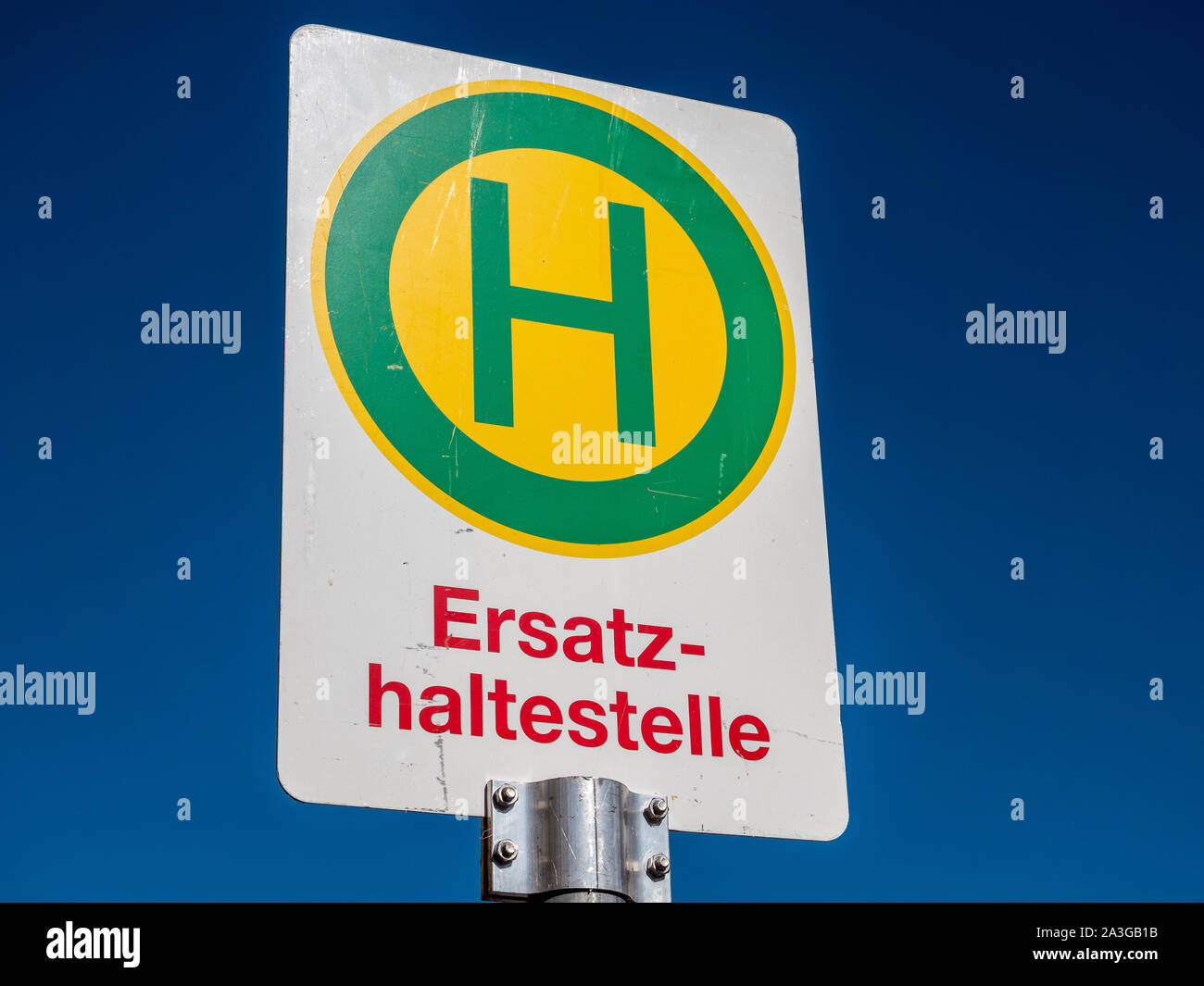 Rail replacement bus stop hi-res stock photography and images - Alamy