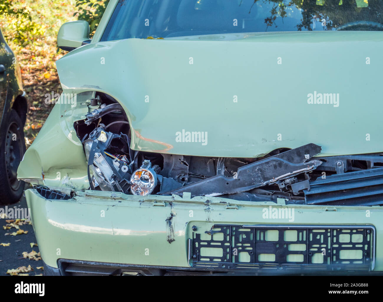 Car Wreck Accident Stock Photo - Alamy